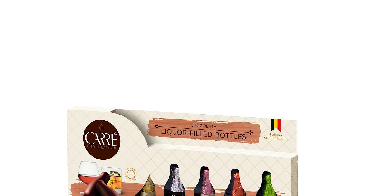 Liquor filled bottles - Chocolaterie Carré